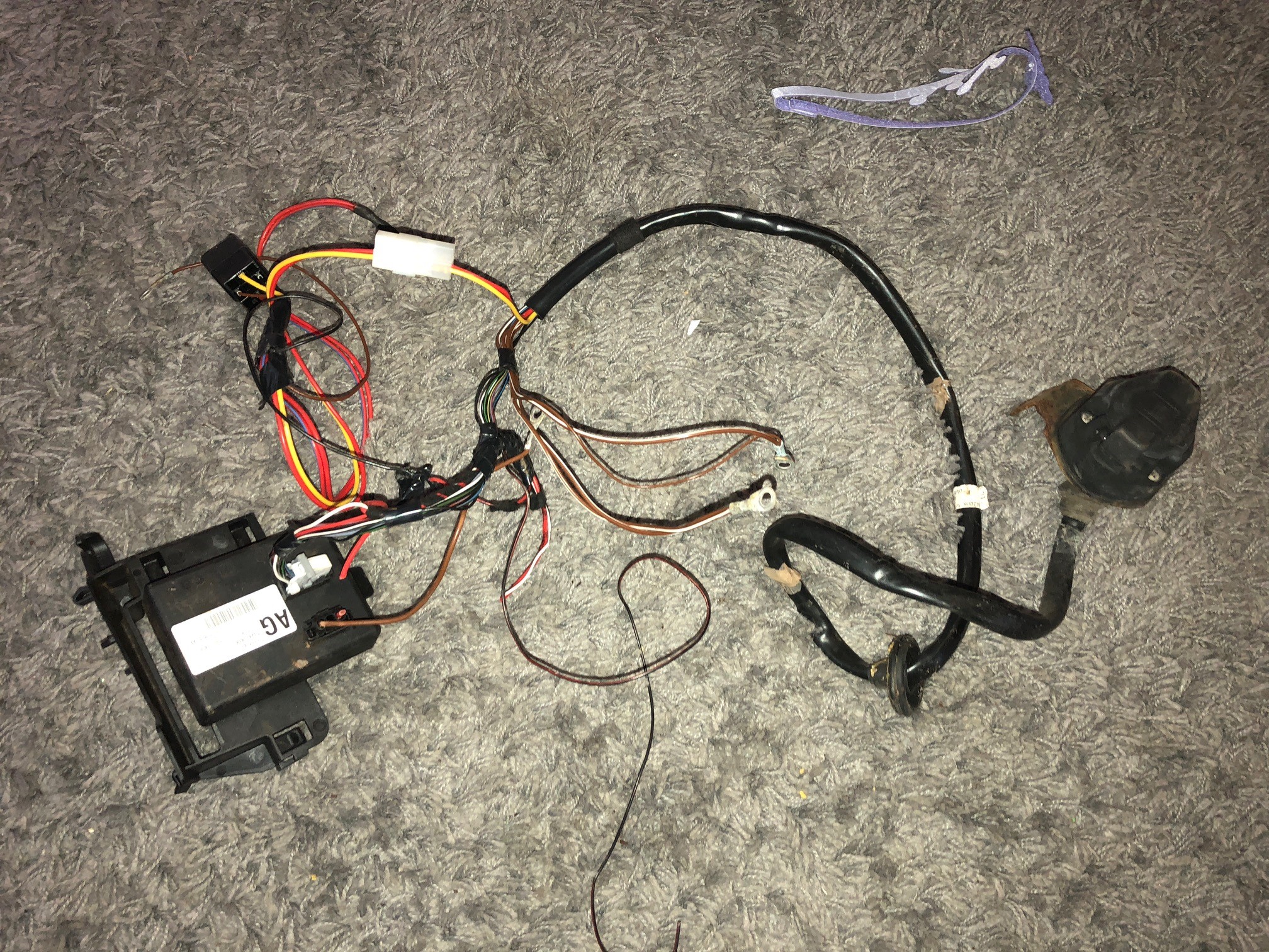 tow bar wiring